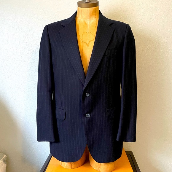 Stanley Blacker | Suits & Blazers | Stanley Blacker For Lord Taylor Vintage Wool Pin Stripped ...